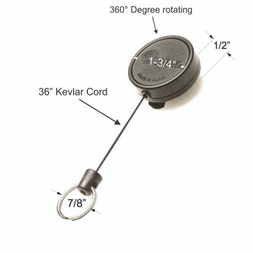 Shop for and Buy Key-Bak MID6 - Mid Size Key Retractor with Clip 36 ...