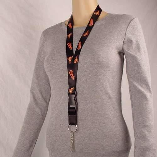 Shop for and Buy Baltimore Orioles Logo Lanyard Keychain at Keyring.com ...