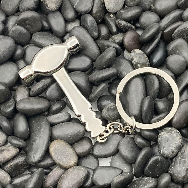 Shop for and Buy Nickel Plated Hammer Deluxe Key Chain at Keyring.com ...