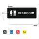 Jumbo Restroom Engraved Key Tags 3" x 8"