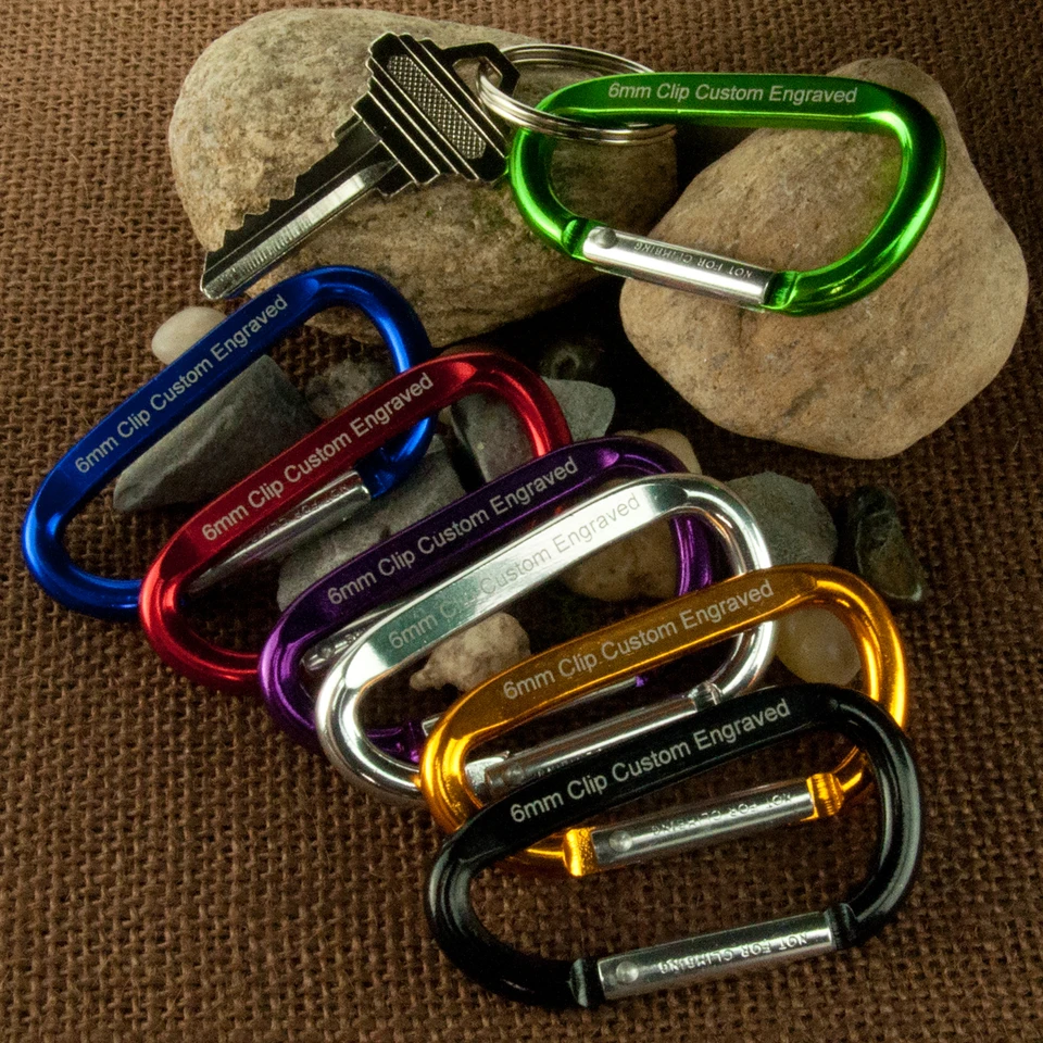 Shop for and Buy Medium Carabiner with Custom Engraving at Keyring.com ...