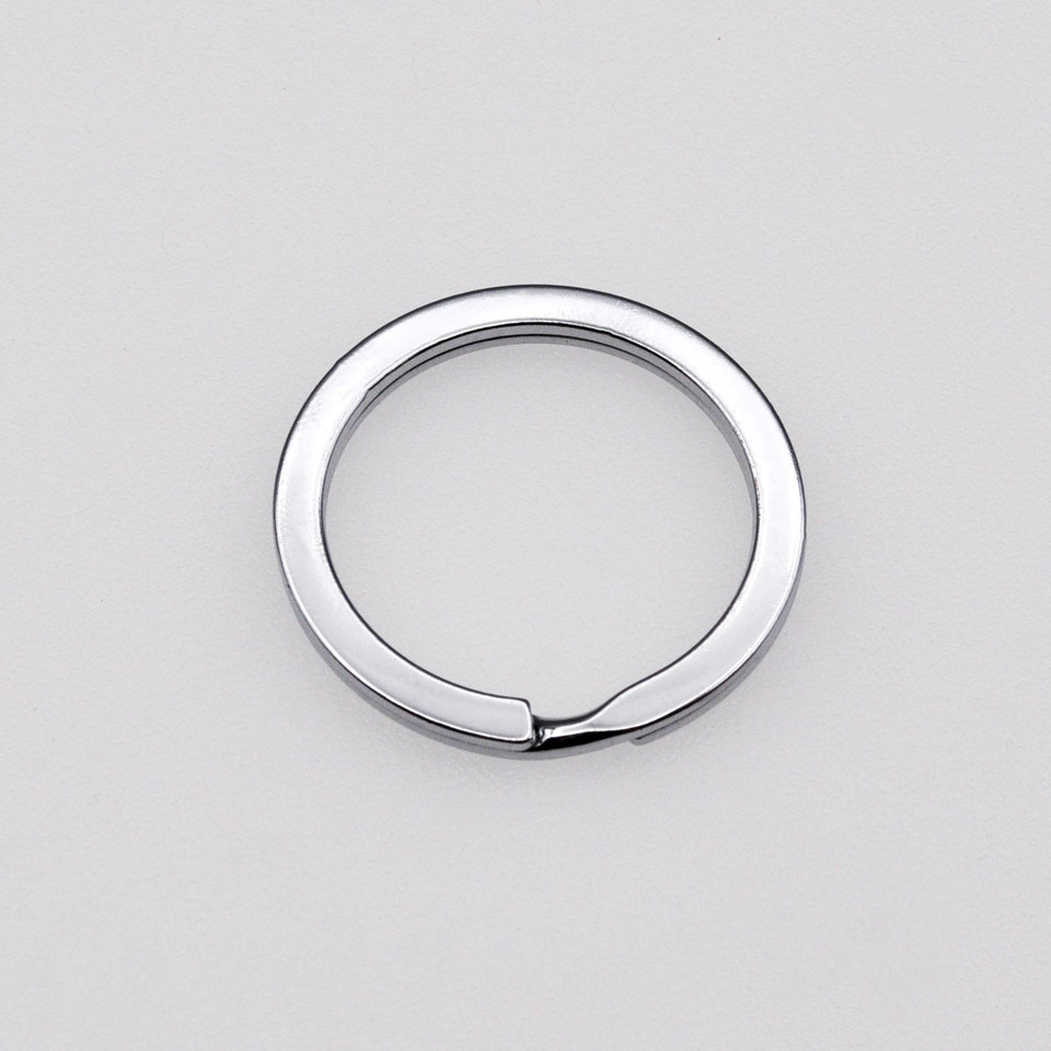 Shop for and Buy Flat Split Key Ring Nickel-Plated 1-1/4 Inch at ...
