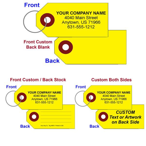 Key tags for Auto Repair Shops and Car Dealers
