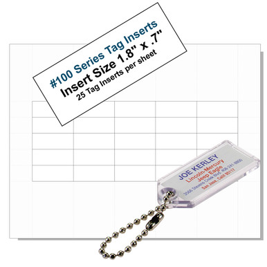 Shop for and Buy Blank Inserts For #8240 Small Tags - 25 to a Sheet at ...