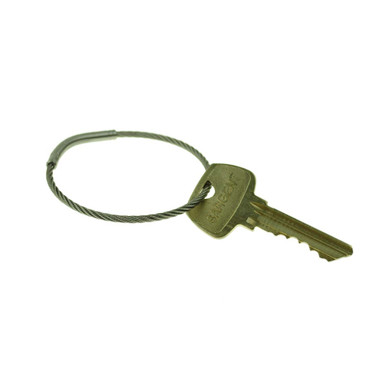 Shop for and Buy Flexible Stainless Steel Cable Tamper Proof Key Ring 2 ...