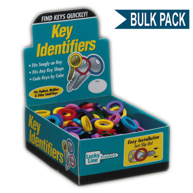Shop for and Buy Small Key Identifier Rings 200/Box Assorted Colors at ...