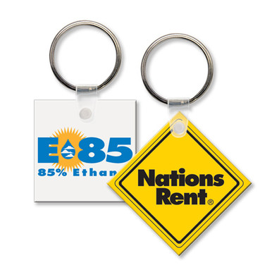 Shop for and Buy Custom Printed Soft Touch Vinyl Key Ring - Small ...