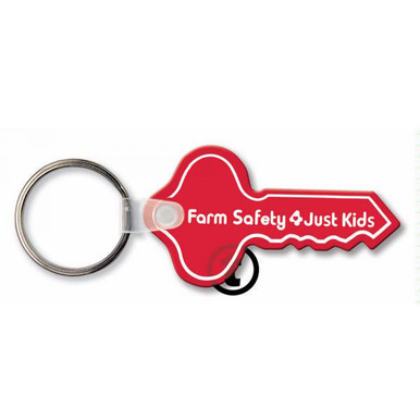 Shop for and Buy Custom Printed Soft Touch Vinyl Key Ring - Key Shape ...