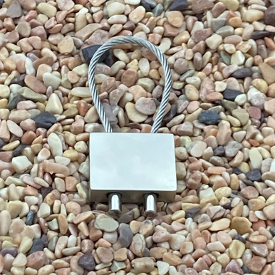 Shop for and Buy Deluxe Silver Flex Cable Keyring at Keyring.com. Large ...