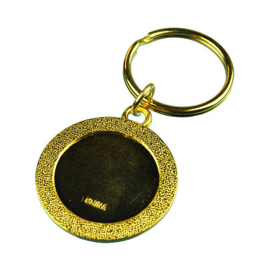 Shop for and Buy Brass Circle Key Fob for Customization at Keyring.com ...