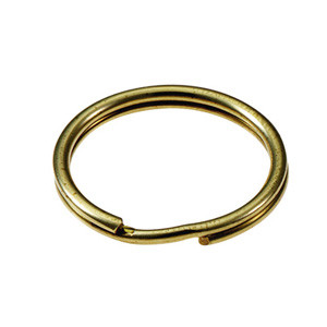 Shop for and Buy Solid Brass Split Key Ring 3/4 Inch Diameter (USA) at ...