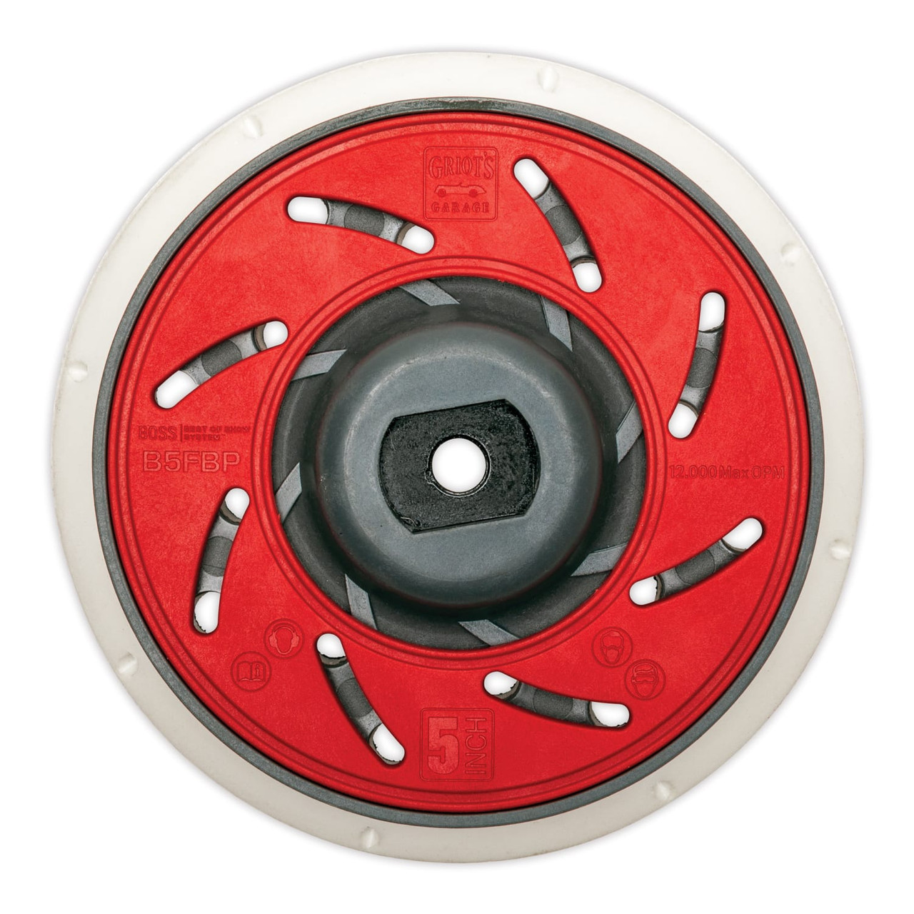BOSS™ 5 Fanned Backing Plate - Griot's Garage