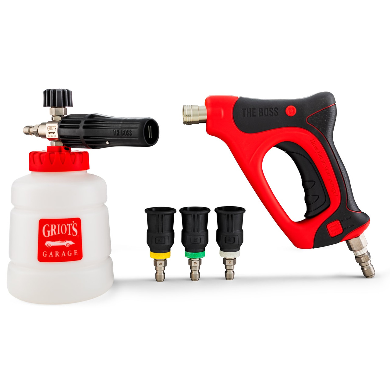 THE BOSS™ Foam Cannon, Gun, & Nozzle Kit - Griot's Garage