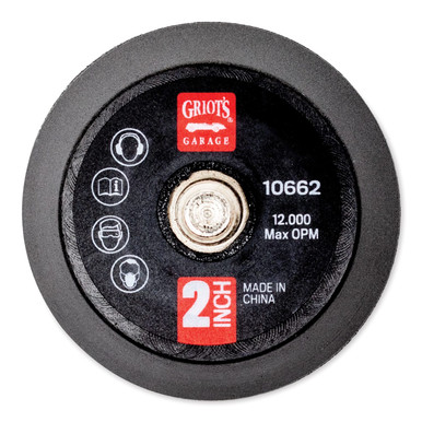 2" Orbital Backing Plate - Griot's Garage