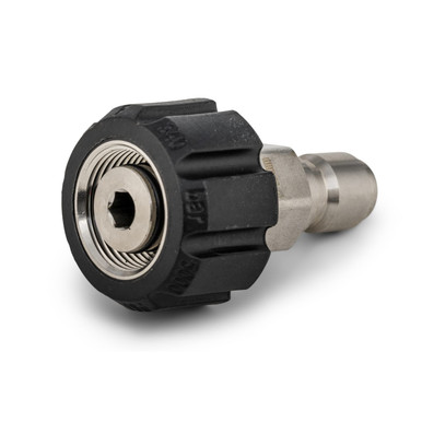 Stainless Steel M22 Female x 3/8" QD Plug - Griot's Garage