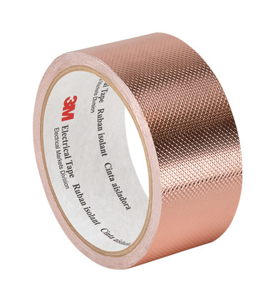 3M 1245 Embossed Copper Foil Tape with Conductive Adhesive | TapeCase