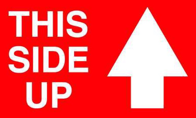 SHIPLBL-088 5x3" Shipping Label This Side Up Message | TapeCase