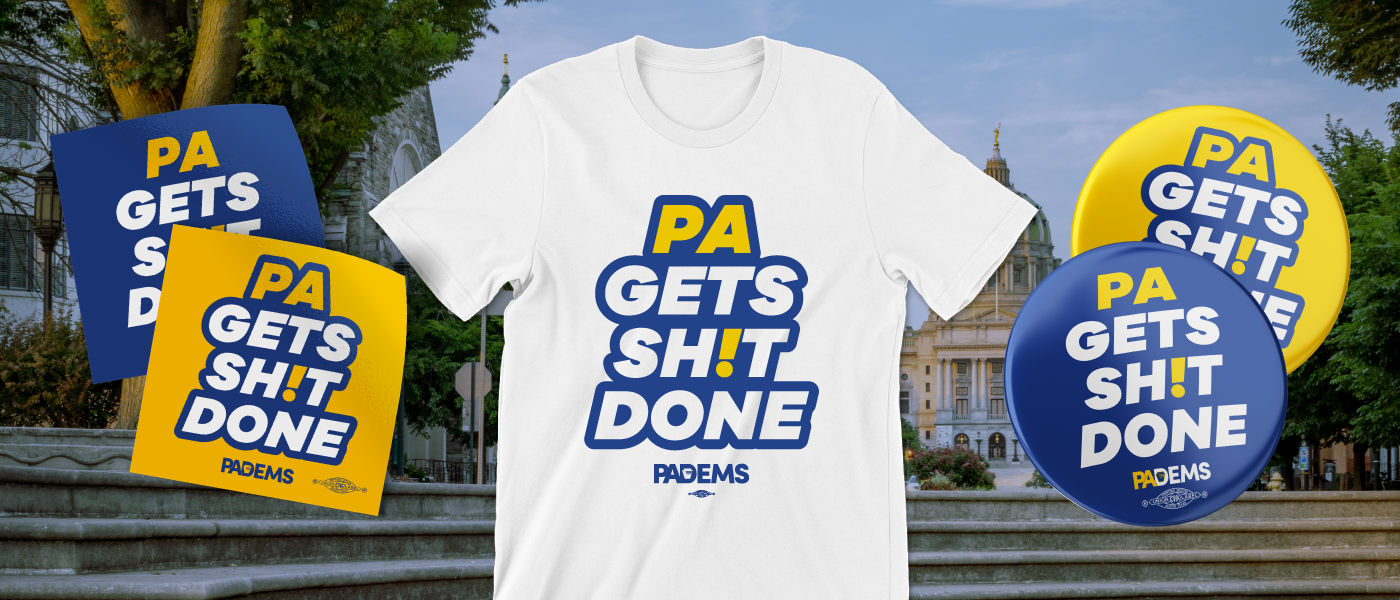 PA Democratic Party Store | Buy Shirts, Stickers, Gear & Gifts for PA ...