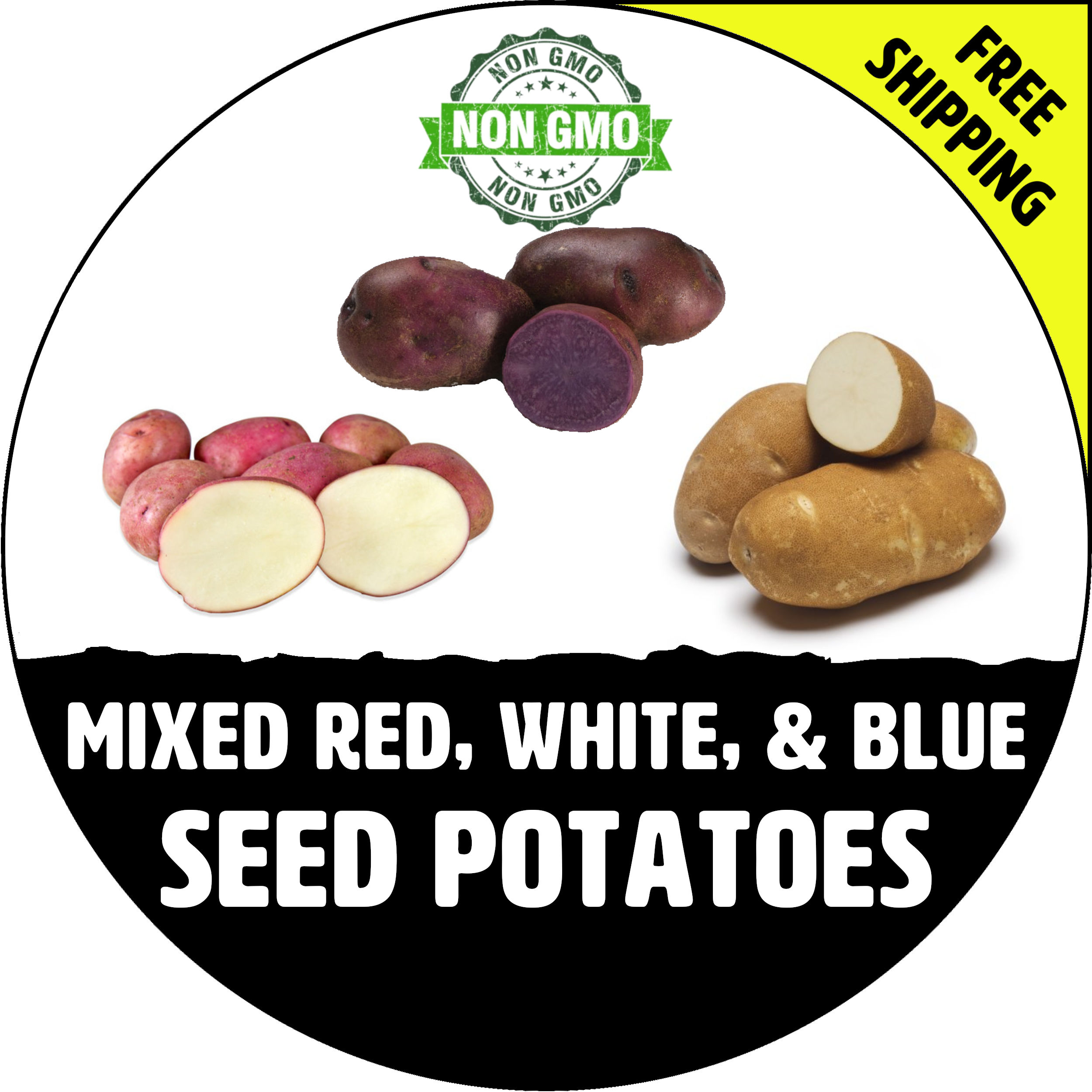 Potatoes - Certified Seed Potato (By Color) - Mixed Seed Potatoes ...