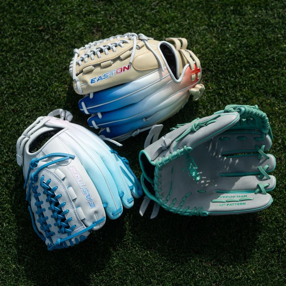 2025 Easton Color Splash 12" Glove – Grey/Mint