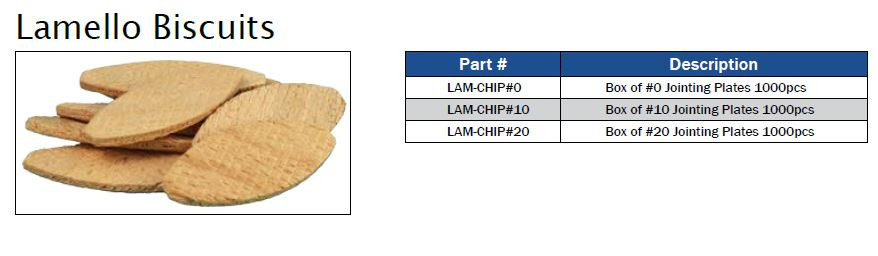 Lamello Wood Biscuits | Wood Joining
