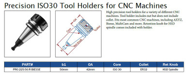 Precision ISO30 Tool Holders for CNC Machines