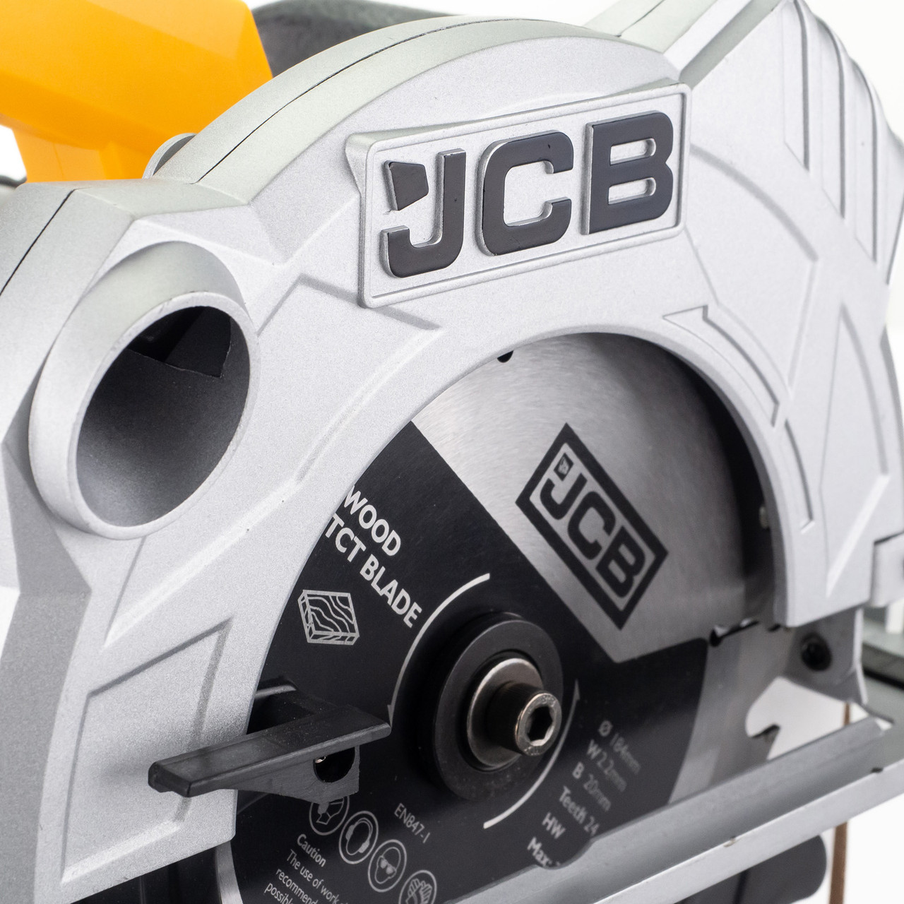 JCB Electric Circular Saw 184mm Blade Max Cut 65mm 90 45 Bevel Corded 1500W 230V 21 CS1500