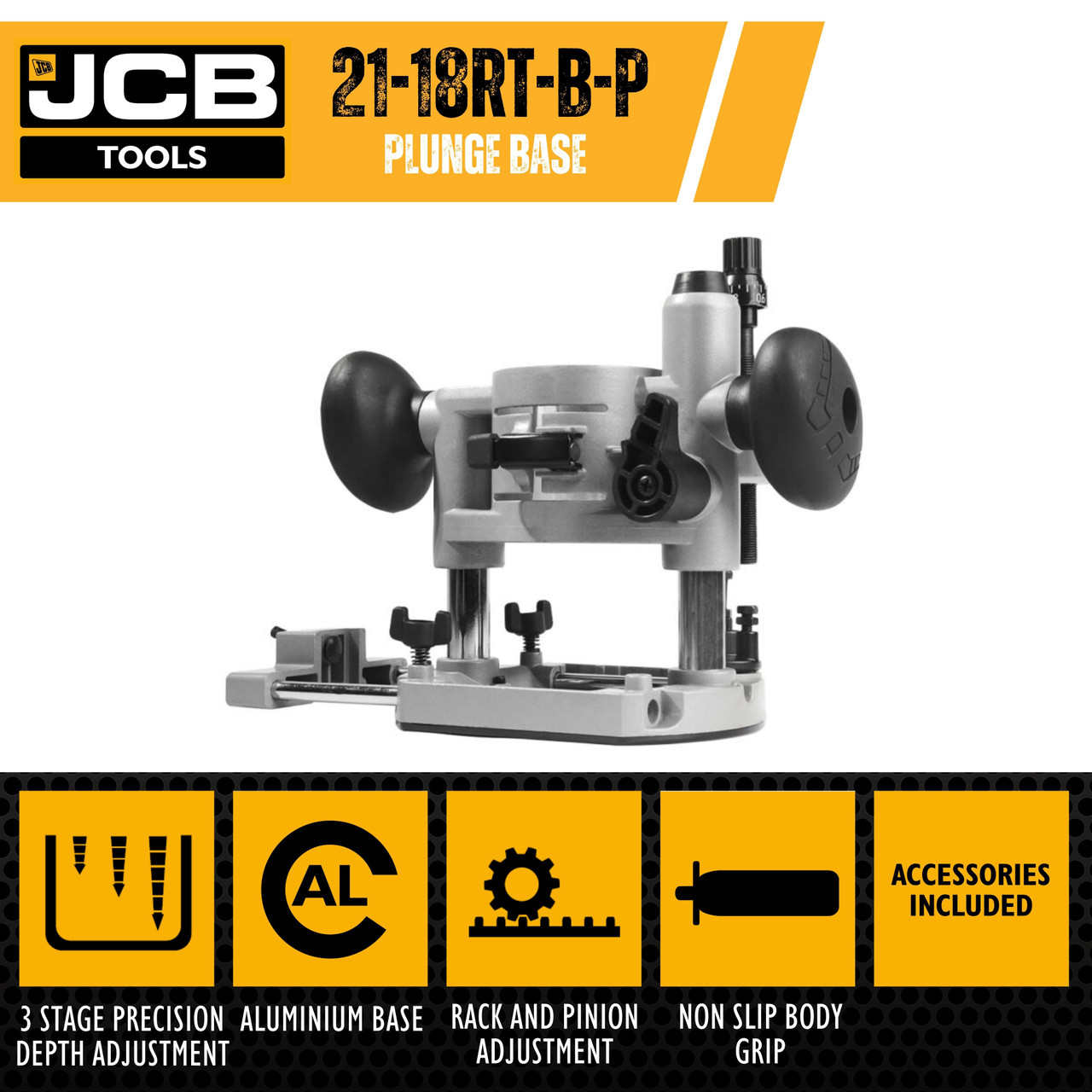 Plunge Base For JCB 18V Cordless Router | Shop Online
