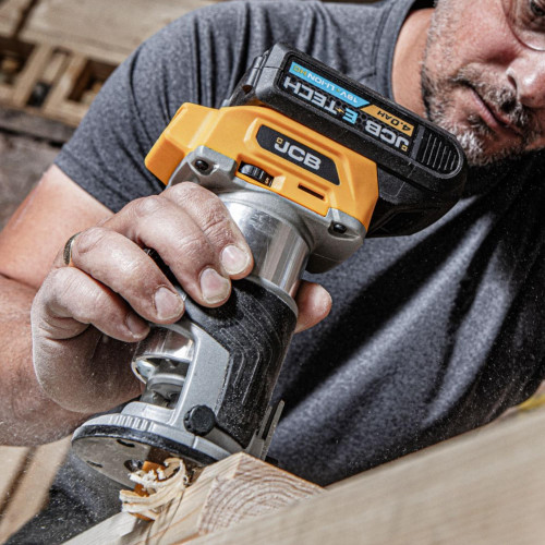 JCB 18V Brushless Trimmer Router Unit, 3/8" & 1/4" |21-18RT-B