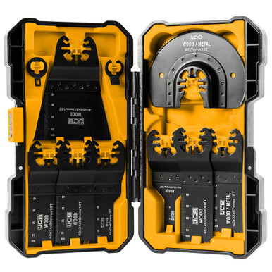 JCB Tools 8 Piece Universal Multi Tool Blade Set Universal Fit