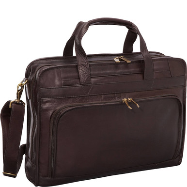 Professional Leather Laptop Briefcase