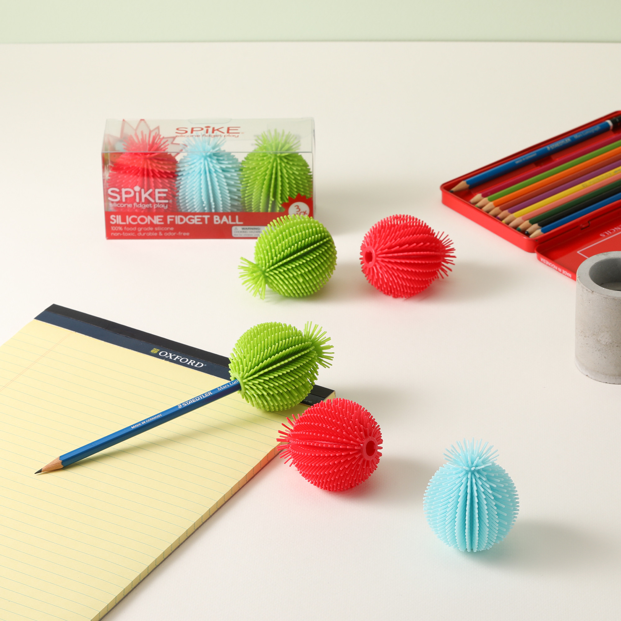 SPIKE Sensory Fidget Ball / 3 Pack