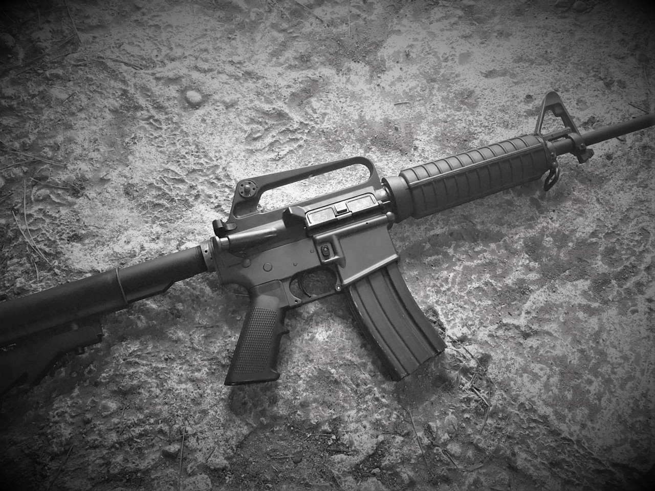 Milspec C7 Carry Handle Upper Receiver - Complete - Retro