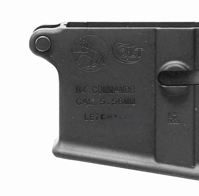 Colt M4 Commando Lower Receiver, stripped