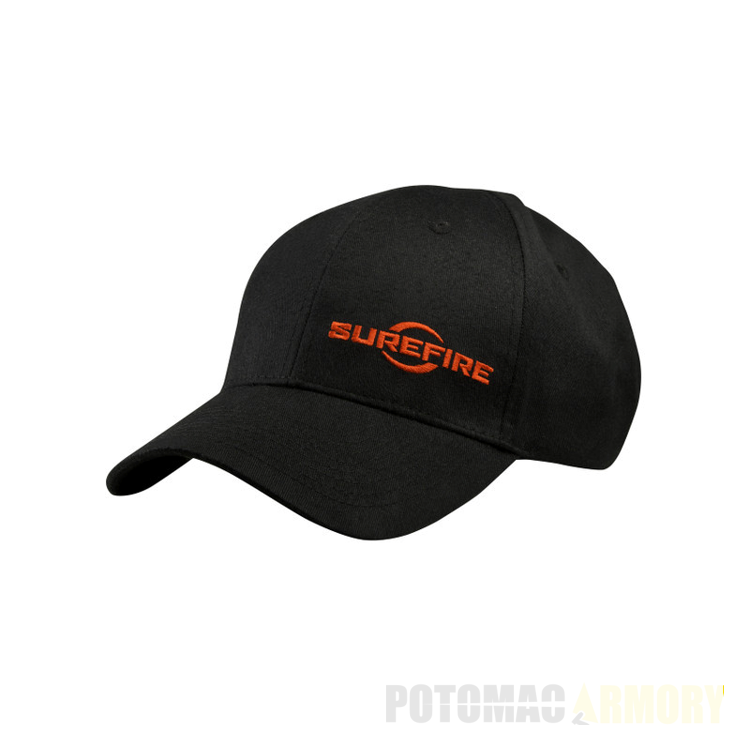 Surefire Hat - Black with Red Logo | Charlie's Custom Clones