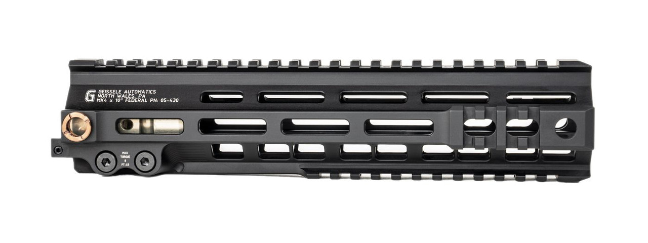 Geissele 10" Super Modular Rail MK4 Federal M-LOK - Black 05-430B