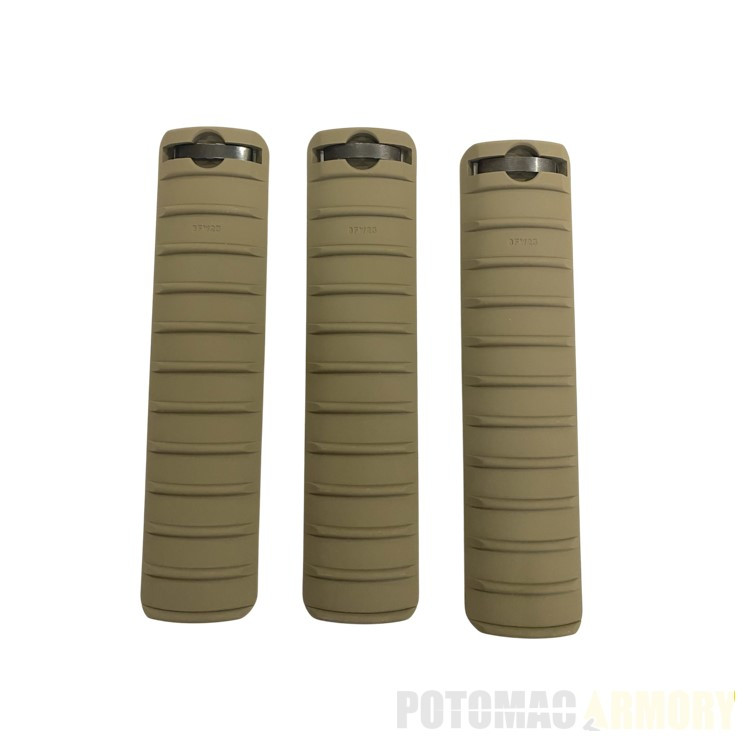 RAS Rail Cover 11-Rib DOD Mil-Spec, New, Set of Three (3), FDE, Custom ...