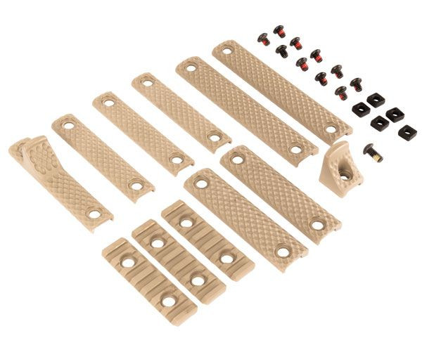 Knights Armament (KAC) URX III and 3.1 Deluxe Rail Panel Kit - TAN