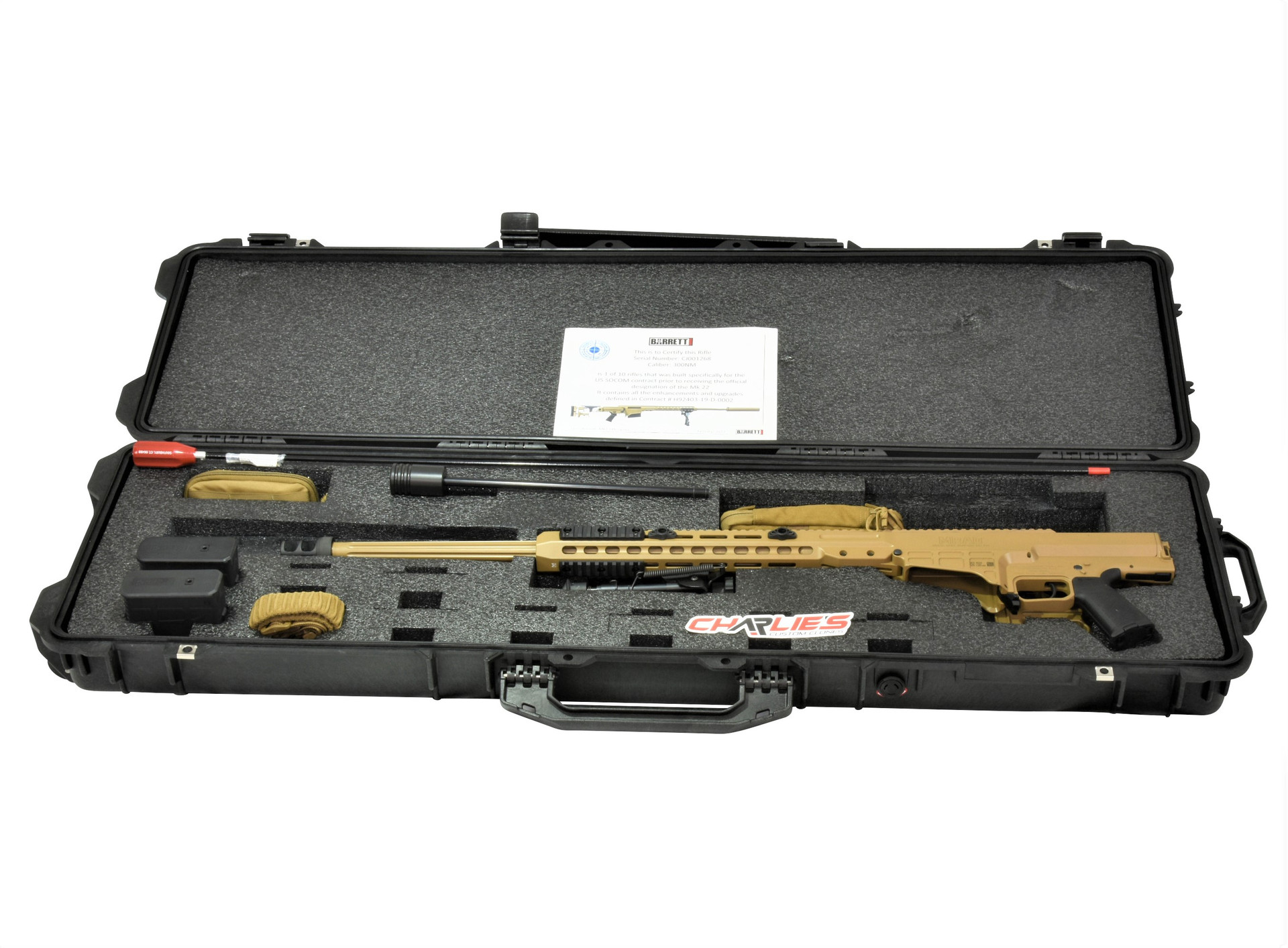 Barrett Mk22 MRAD ASR 300 Norma military sniper rifle submitted ...