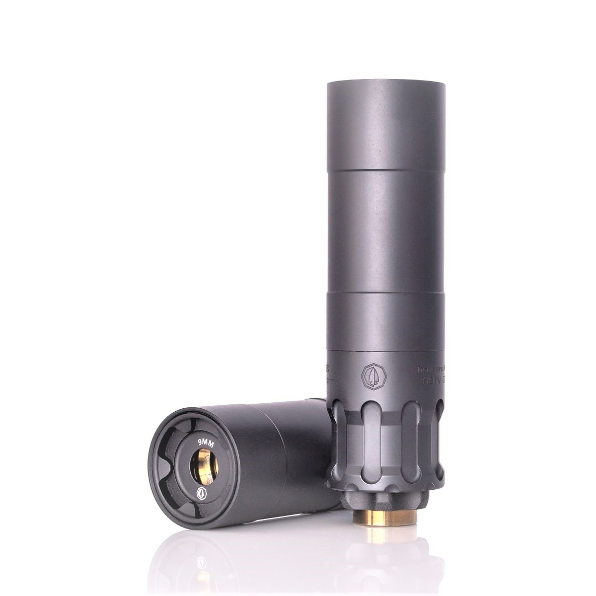 Rugged Obsidian 9 Pistol Suppressor in Black and FDE - Charlie's Custom ...