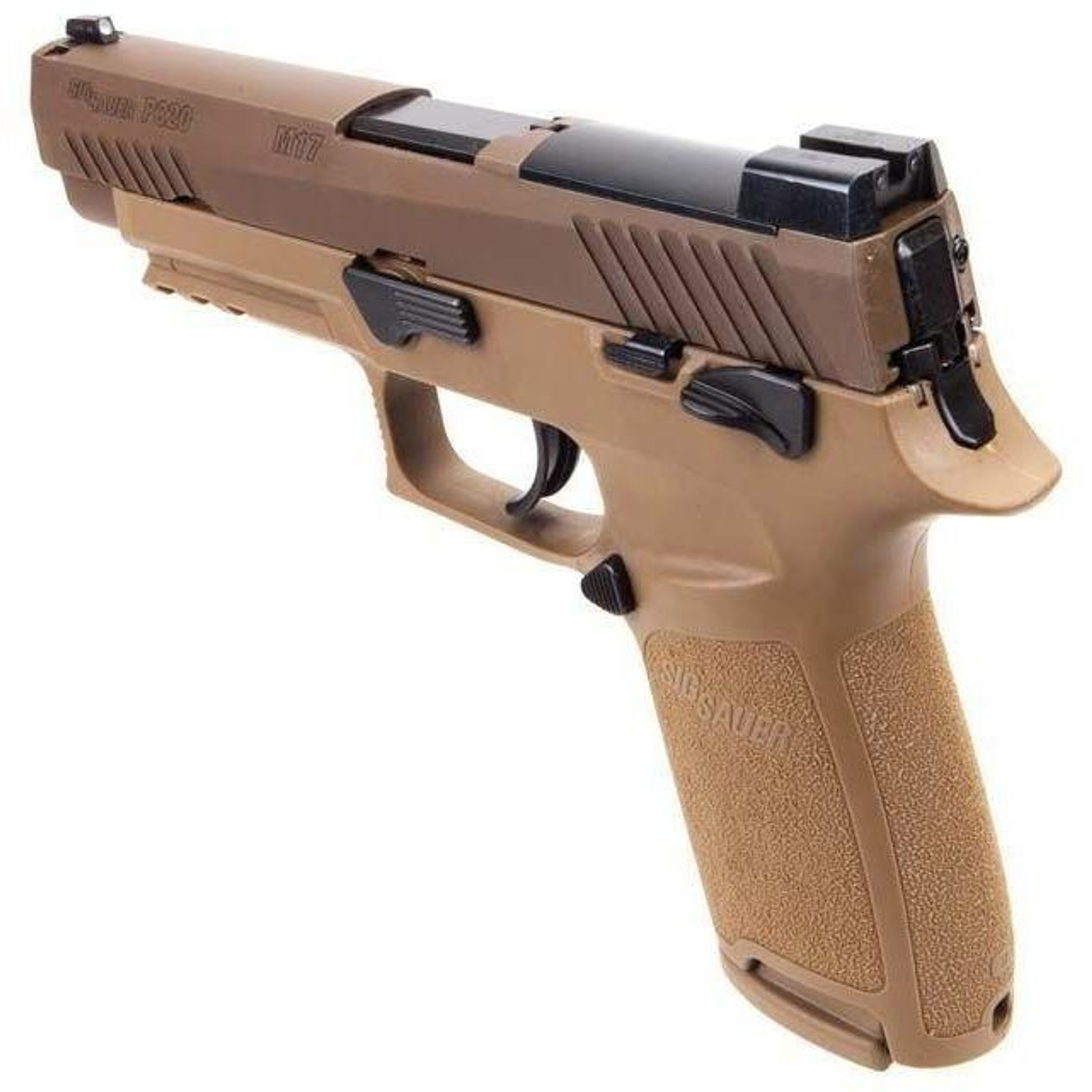 Sig Sauer P320 M17 9mm military pistol in black and in FDE | For Sale