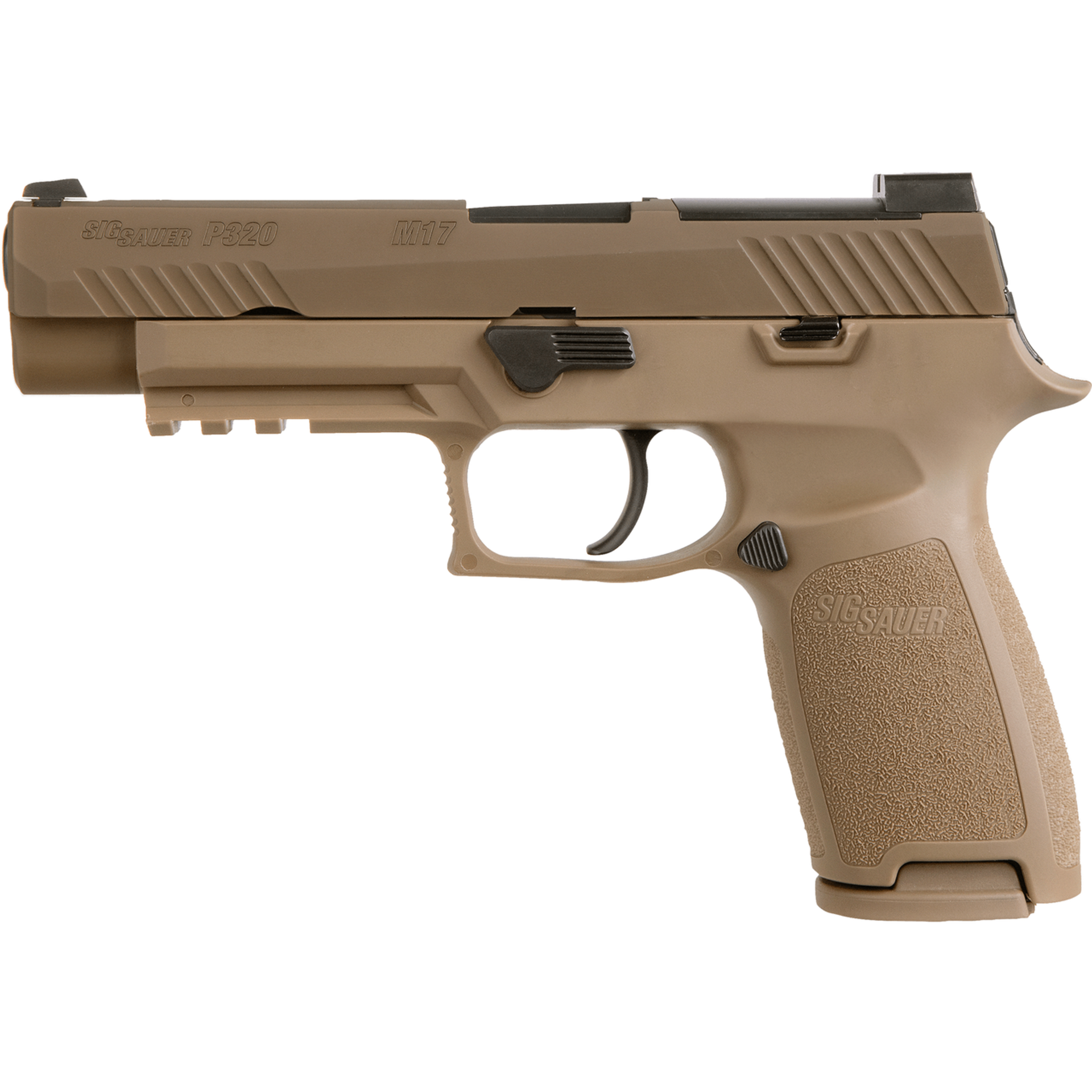 Sig Sauer P320 M17 9mm military pistol in black and in FDE | For Sale