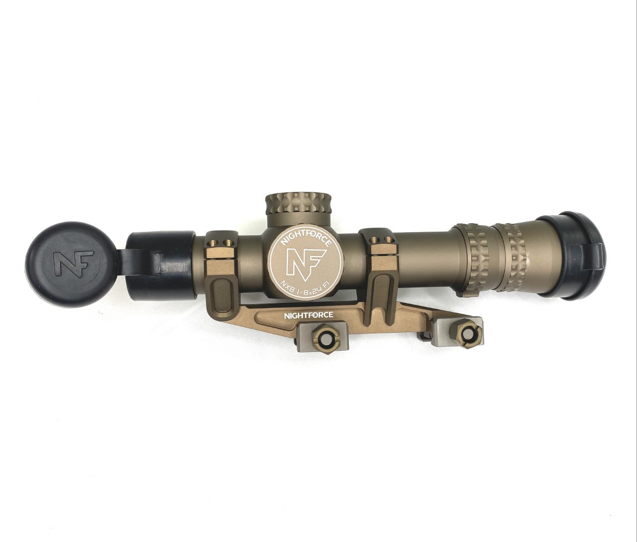 Nightforce NX8 1-8x24mm F1 LPVO with Nightforce Unimount (MRAD) - Dark ...