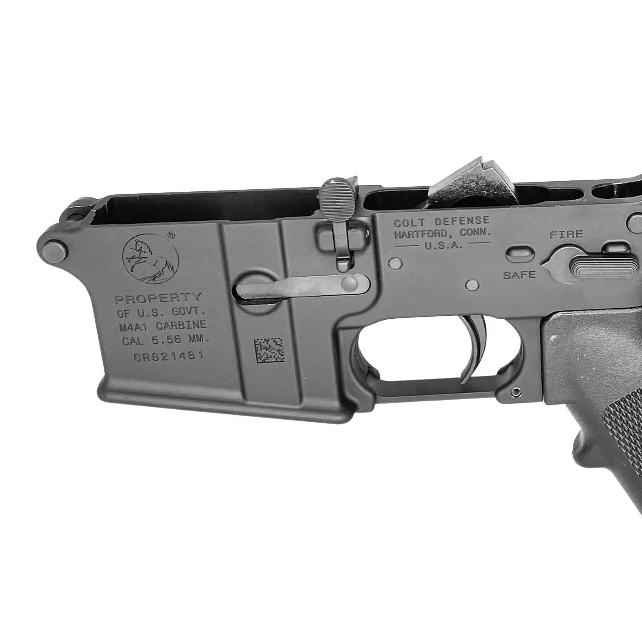 Colt M4A1 complete lower receiver US Gov't Property + UID label | Now ...