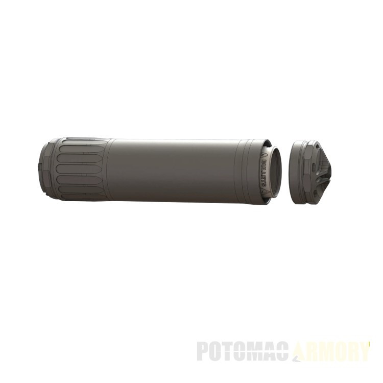 HUXWRX Ventum 762 .30 Caliber HUB Compatible Flow-Through Suppressor