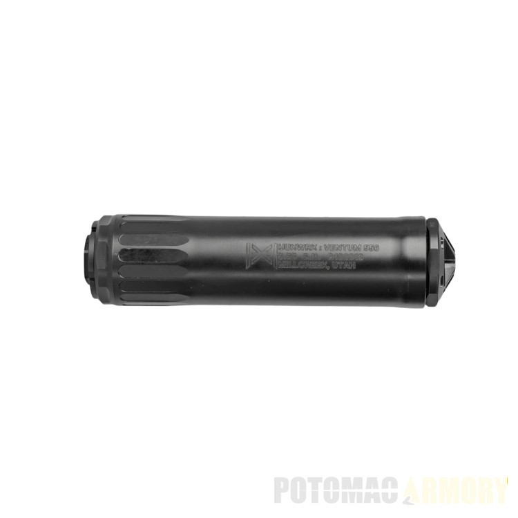 HUXWRX Ventum 556 HUB Flow-Through Suppressor - Black 2904