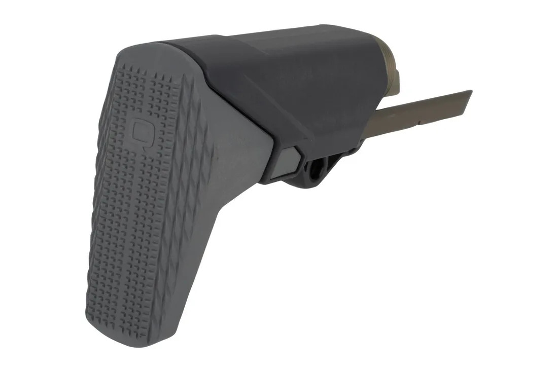Q Shorty Stock for Mil-Spec AR-15 Lowers - black and