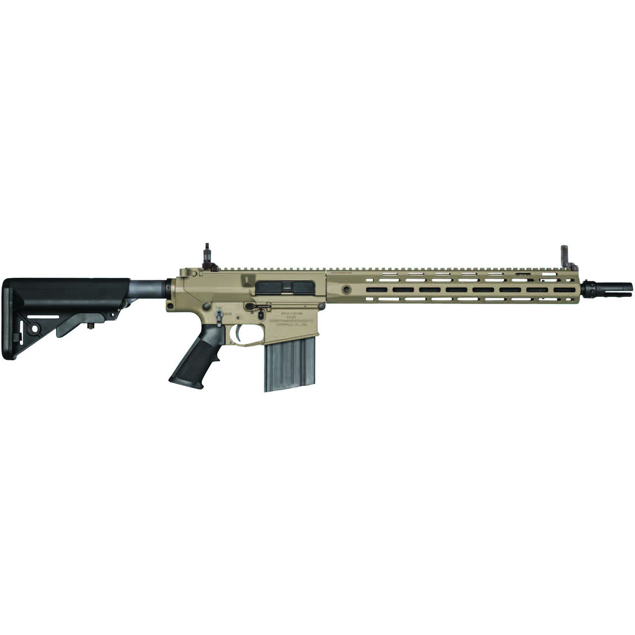 Knights Armament SR-25 E2 CC 16" KAC M-LOK in Black and FDE