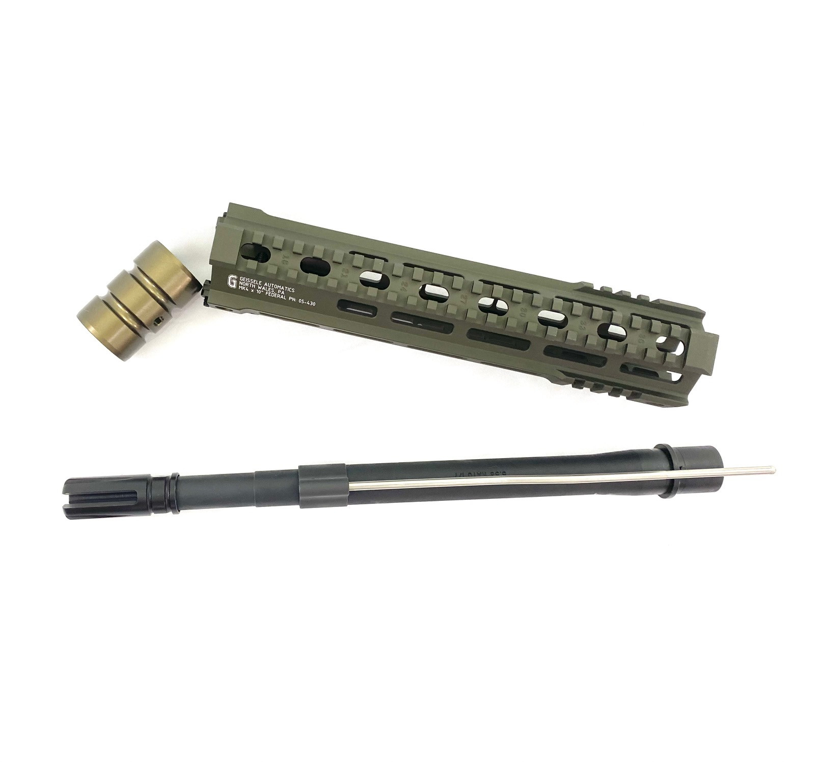 FBI HRT Geissele Mk4 Federal Rail and Barrel Kit - 11.5" Colt FBI Heavy ...