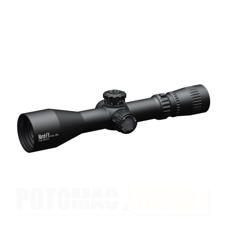 March FX Tactical 4.5-28x52 Riflescope, Ultra Short Wide Angel FFP ...